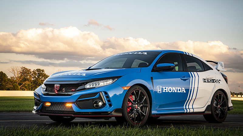 Honda Reveals 2020 Civic Type R Pace Car | MotorworldHype